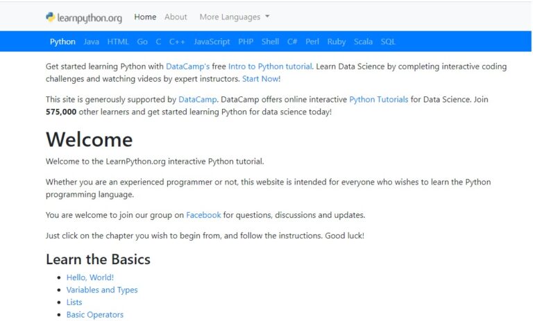 30 Best+Free Resources to Learn Python Online in 2022