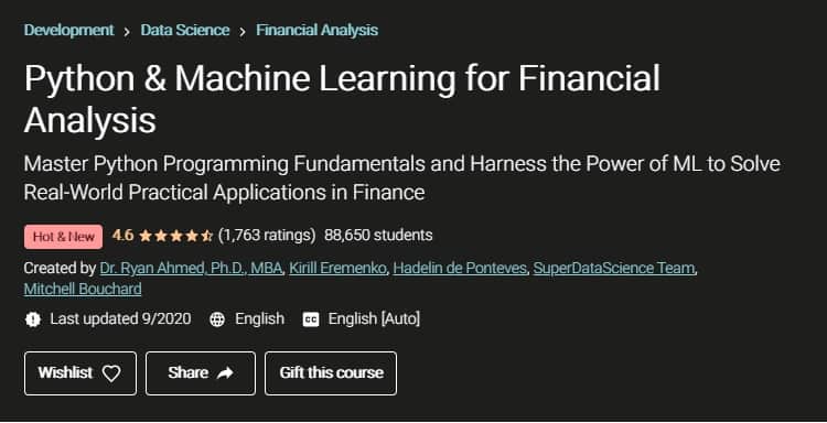 8 Best Machine Learning Courses for Finance You Must Know 2024