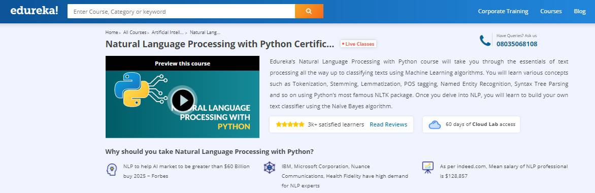 11 Best Natural Language Processing Courses Online- Bestseller in 2022