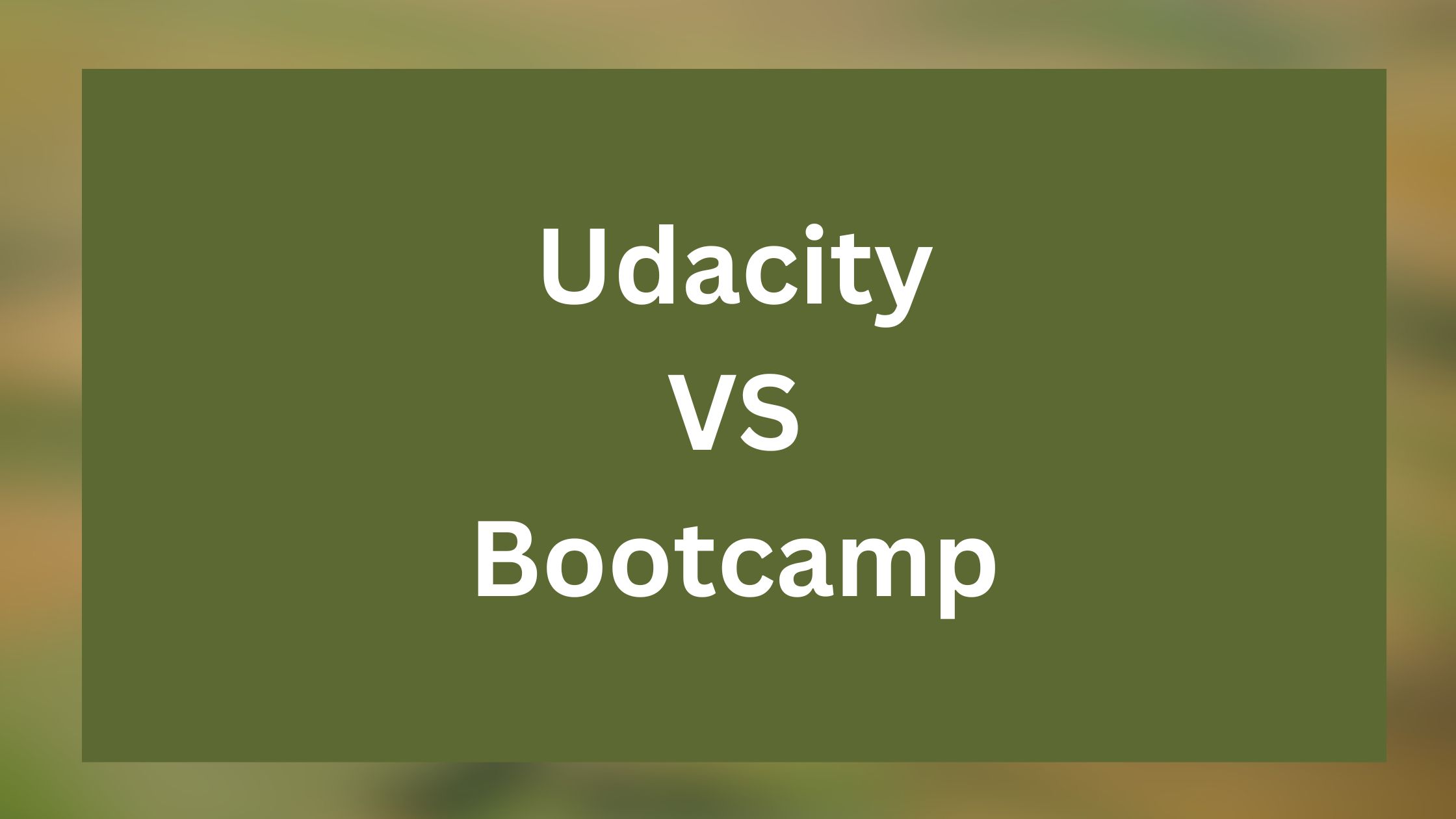 Udacity Vs Bootcamp Choose The Best One [2025]