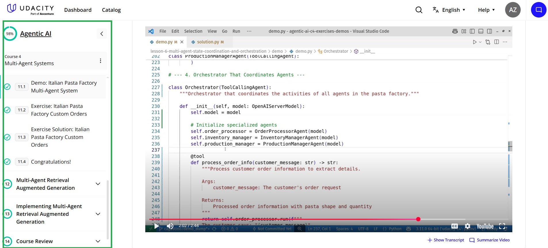 Udacity Agentic AI Nanodegree Review: My Hands-On Journey